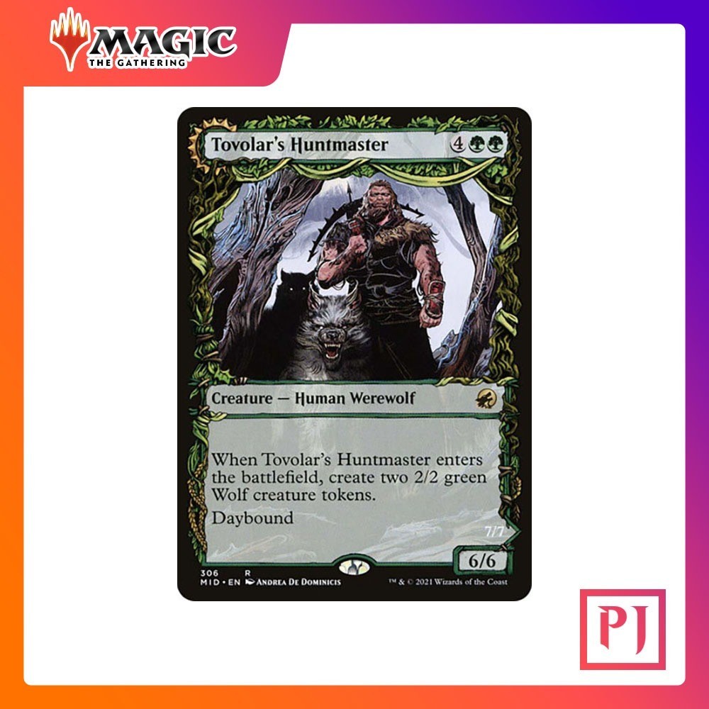[MTG] Tovolar's Huntmaster (Showcase) [MID] [GREEN] [RARE] [NORMAL ...