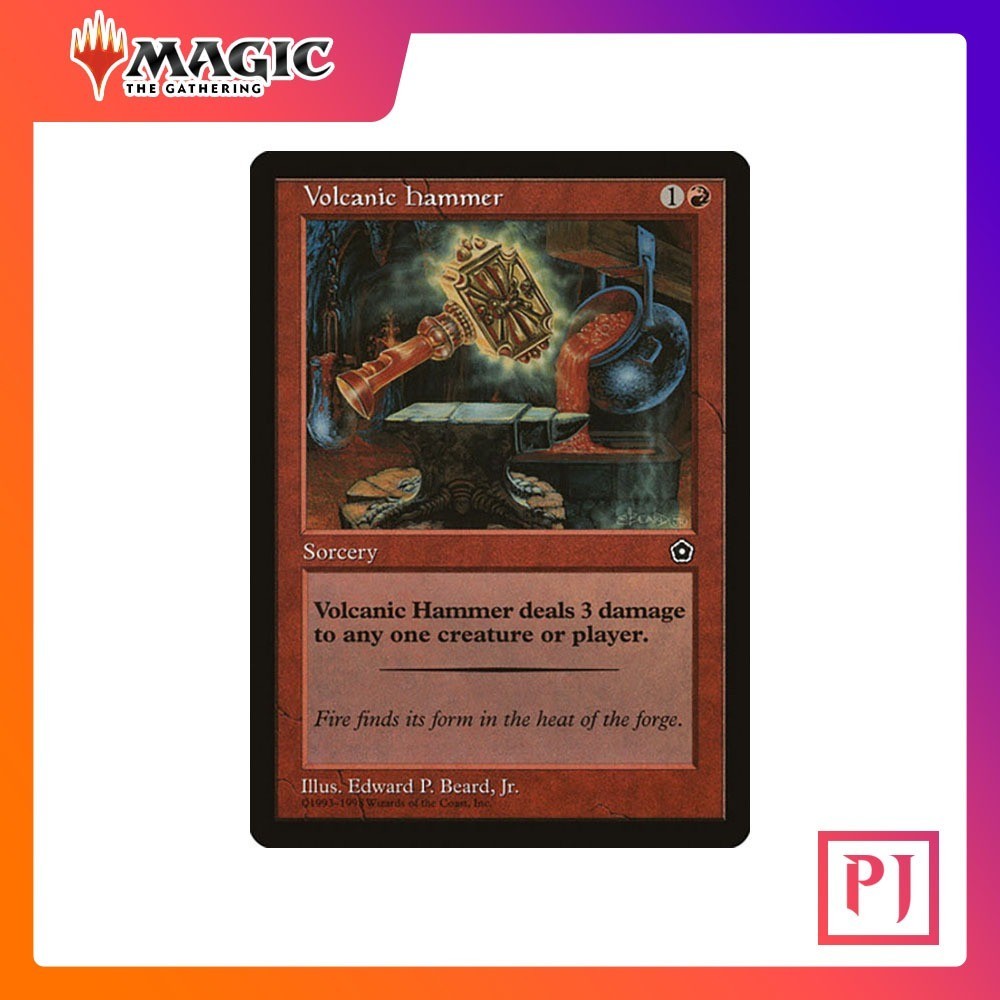 [MTG] Volcanic Hammer [P02] [RED] [COMMON] [NORMAL] [ENG] (การ์ดเมจิค ...