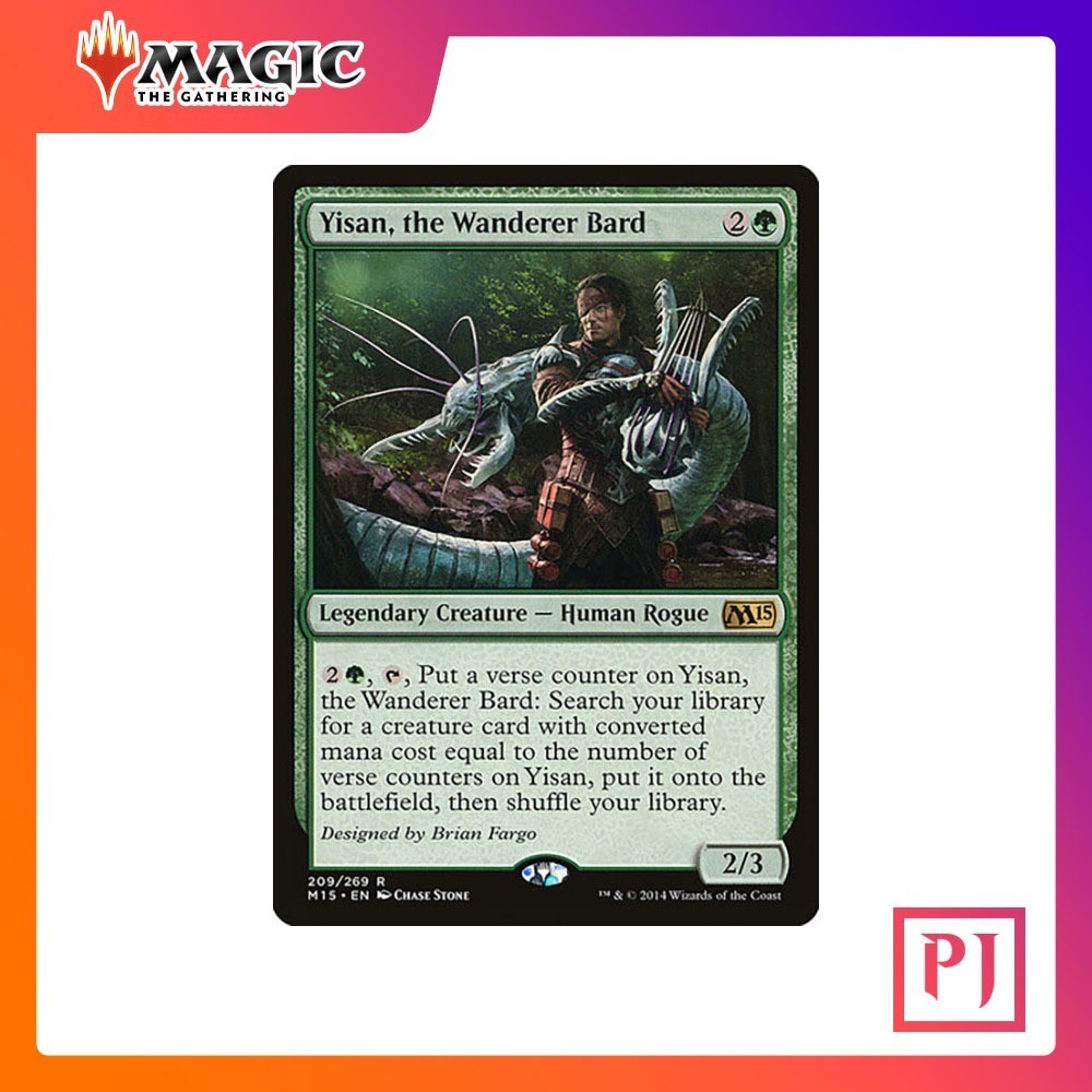 [MTG] Yisan, the Wanderer Bard [M15] [GREEN] [RARE] [NORMAL] [ENG ...