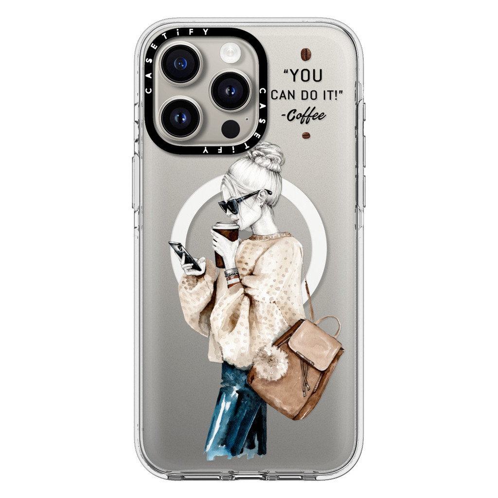 [พร้อมส่ง] CASETiFY | Girl and coffee | Shopee Thailand
