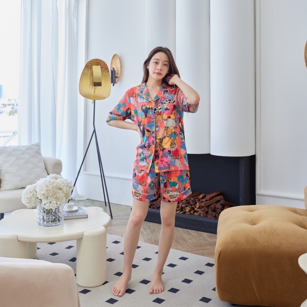 ชุดนอน Muslin pajamas Collection Muslin Pet รุ่น (N1202 T1202 L1202 P1202) | Shopee Thailand