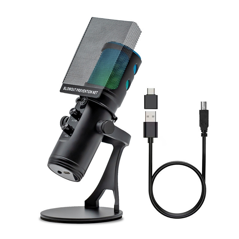 Metal live Streaming Podcast USB mic sm7b microphone Desktop Record ...