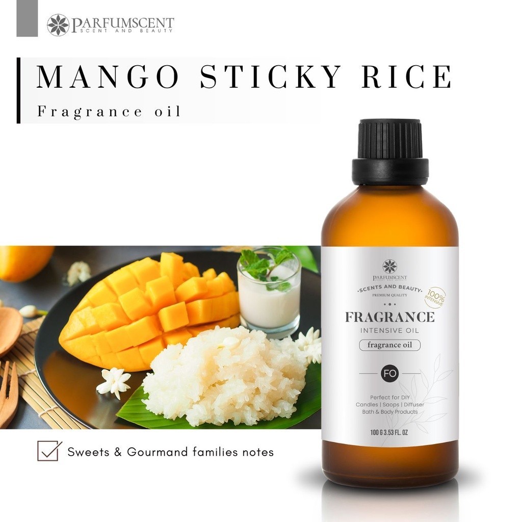 PARFUMSCENT หัวน้ำหอม Mango Sticky Rice Fragrance Oil | Shopee Thailand