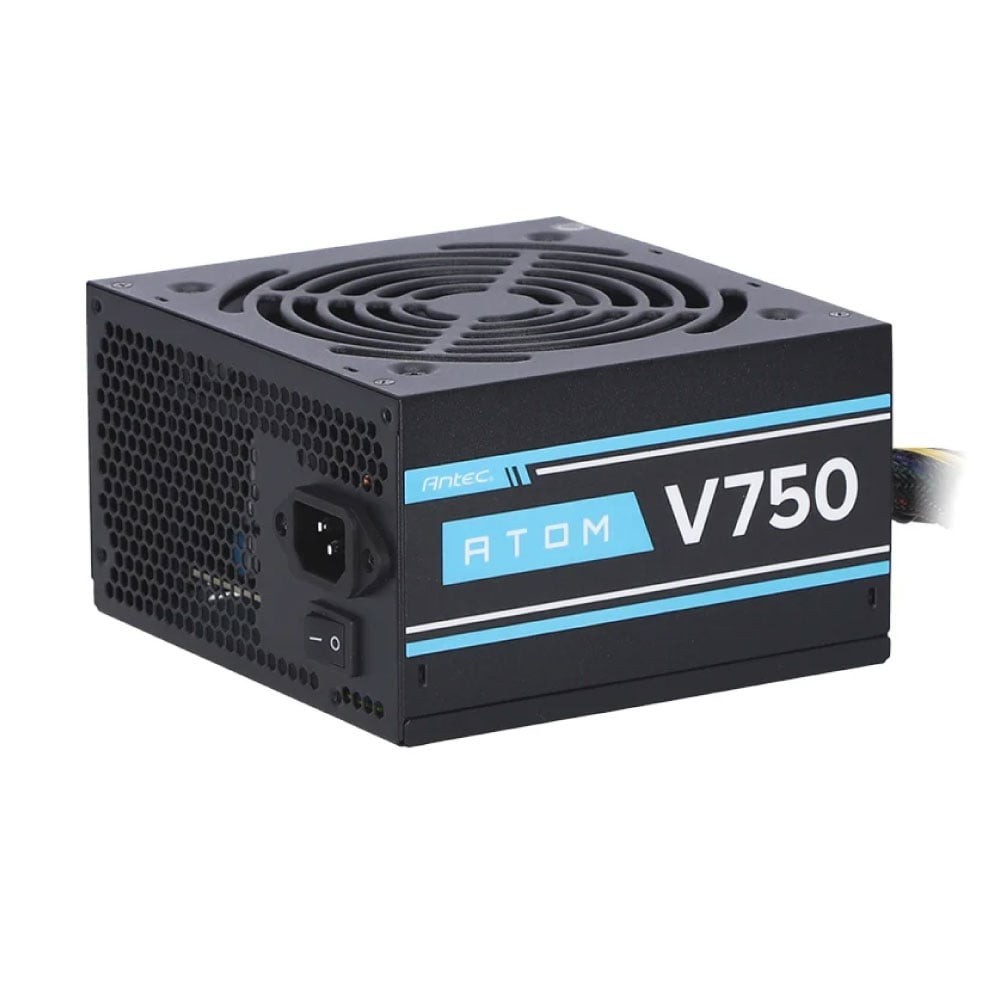 POWER SUPPLY (อุปกรณ์จ่ายไฟ) ANTEC ATOM V750 - 750W (BLACK) (ATX ...
