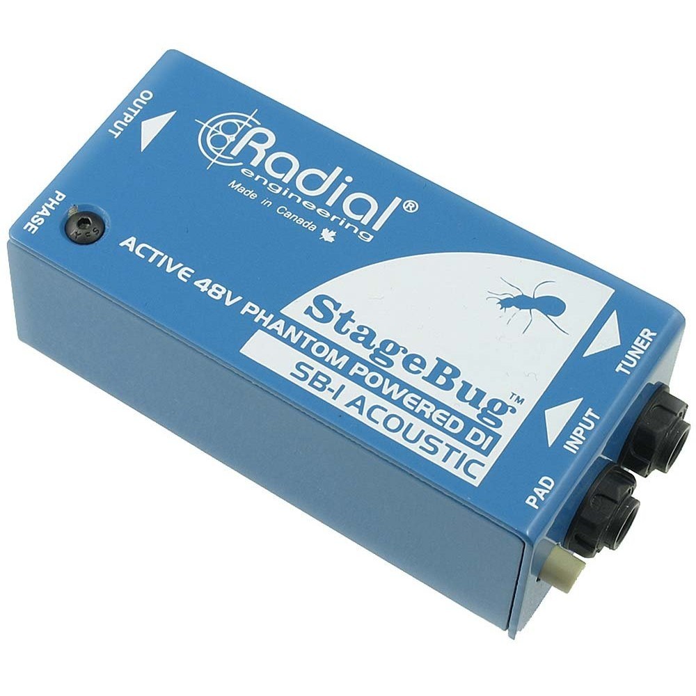 Radial DI box สำหรับกีตาร์โปร่งไฟฟ้า StageBug SB-1 Acoustic [สินค้า ...