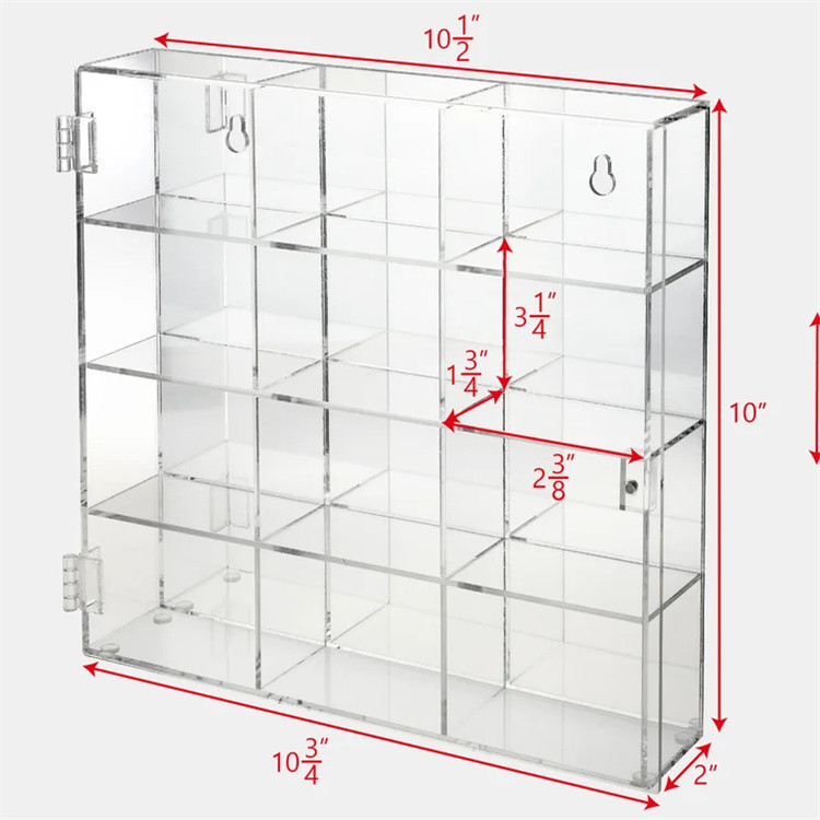 Transparent Acrylic Car Model Display Box Dust Cover Blind Storage Boxs ...