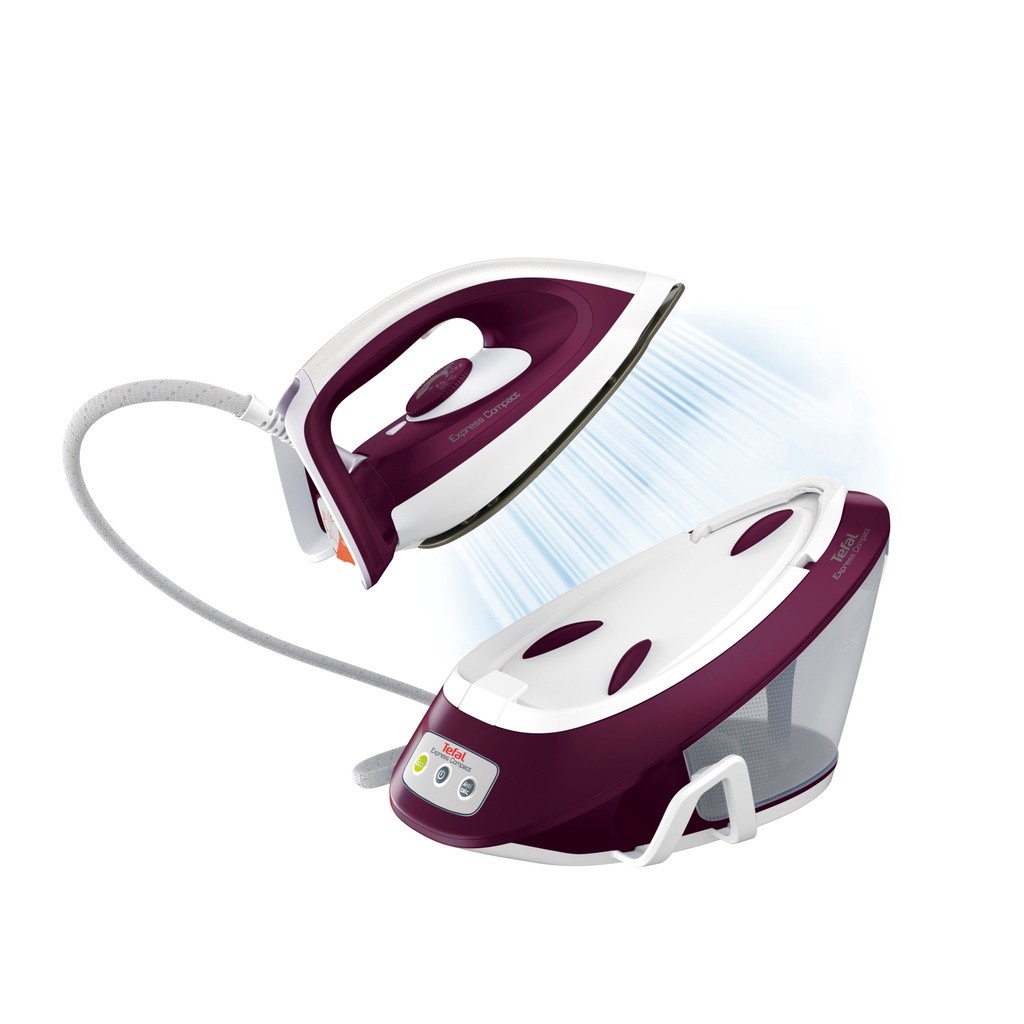 Tefal เตารีดแรงดันไอน้ำ Express COMPACT SV7120 แรงดัน 6 บาร์ กำลังไฟ 2380-2830วัตต์ ความจุ 1.7 ...