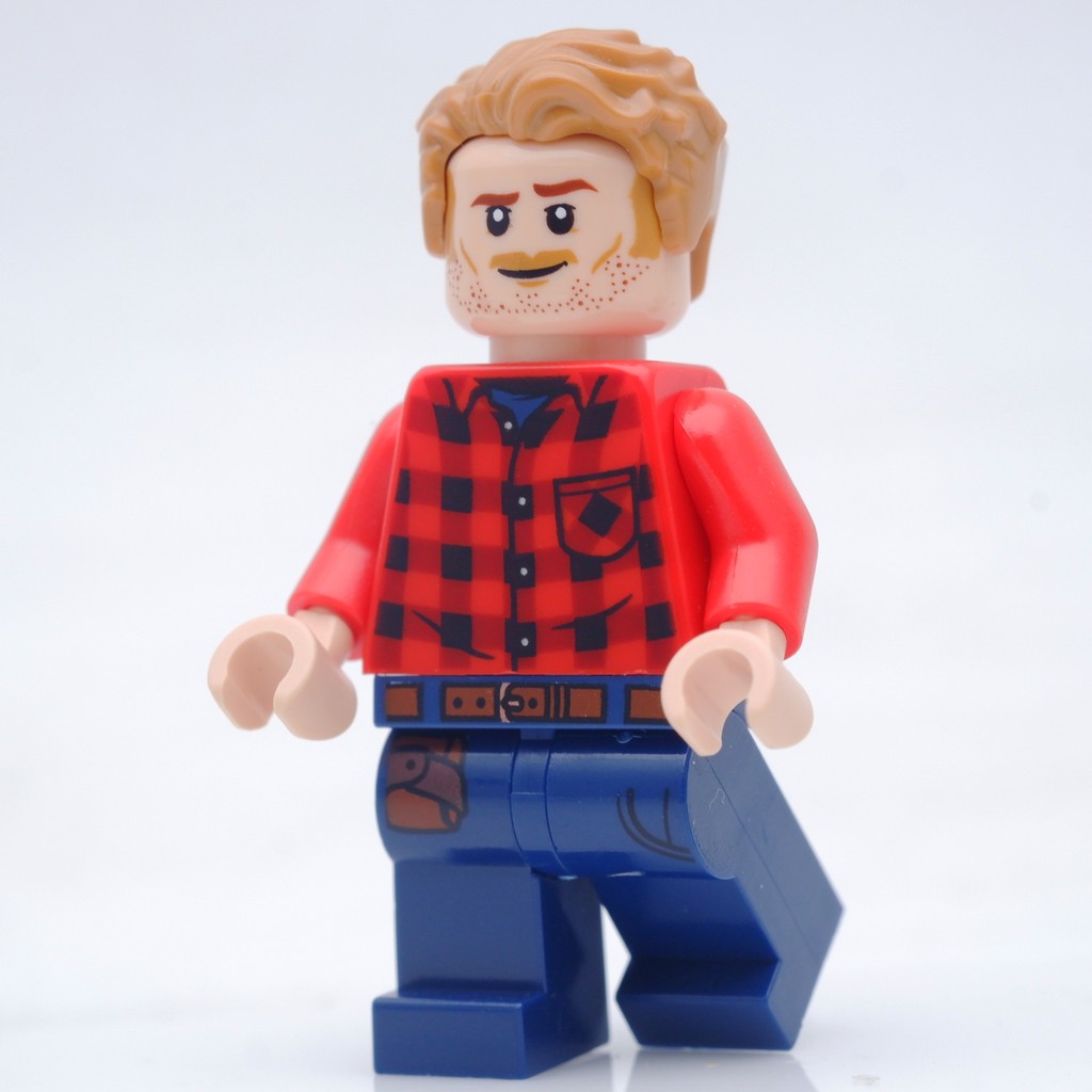 LEGO Jurassic World Owen Grady Red Flannel Shirt *new สินค้าใหม่ ...