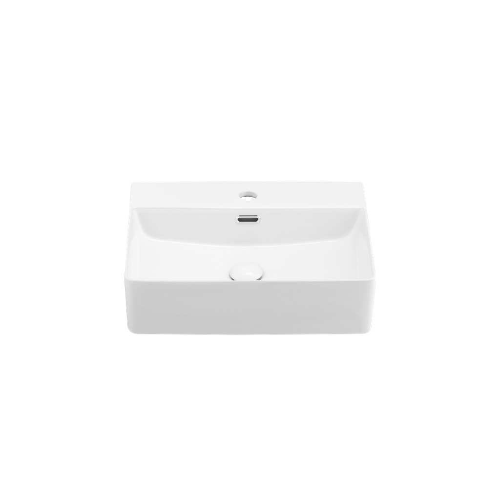 COTTO C00123 (WH) อ่างล้างหน้าวางบนเคาน์เตอร์ รุ่น RAY สีขาวเงา ...