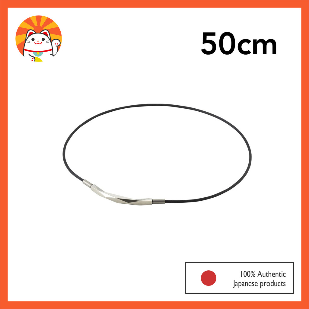 Phiten ไฟเท่น RAKUWA การเจียระไนเพชร สร้อยคอ สีเงิน/สีดำ 50ซม. ap0491 [Direct from Japan ...