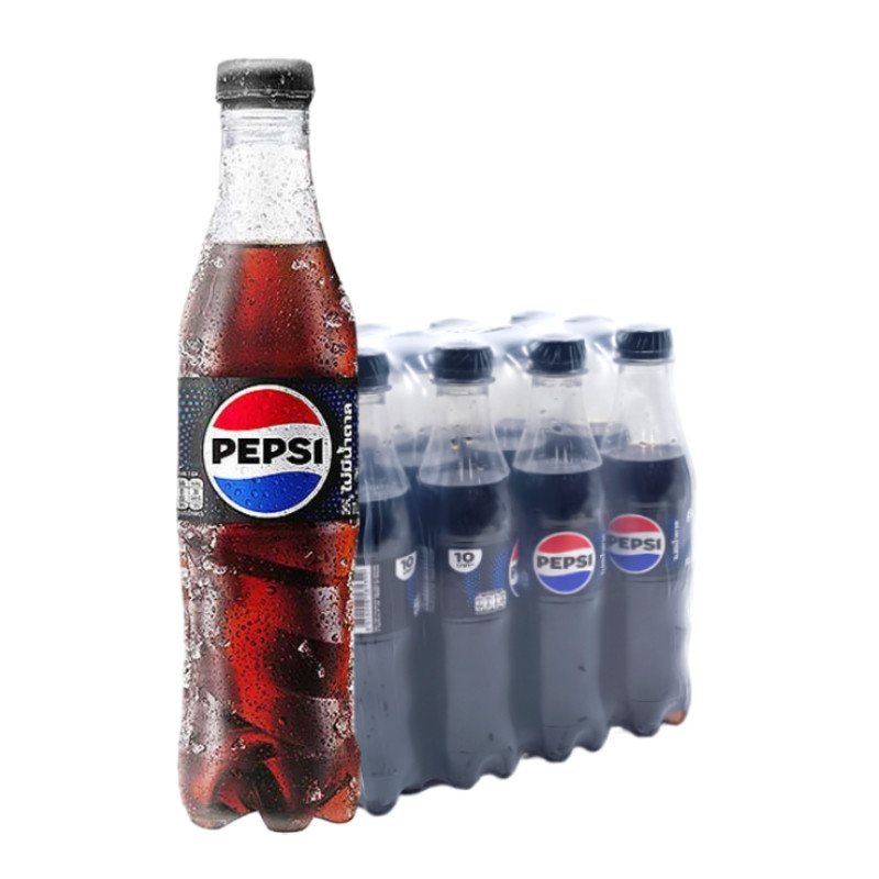 เป๊ปซี่ น้ำอัดลม ไม่มีน้ำตาล 345 มล. x 12 PEPSI Soft Drink No Sugar 345 ...