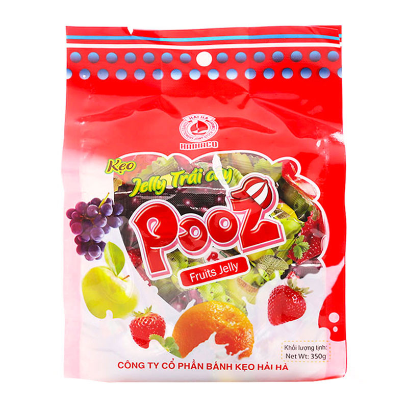ไฮฮาโค พูซเจลลี่ผลไม้รวม 350 ก. HAIHACO Pooz Gummy Fruity 350 g ...