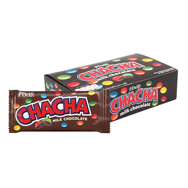 เดลฟี่ ช็อกโกแลตชาช่า 13 ก. x 12 DELFI Chocolate Chacha 13 g x 12 ...