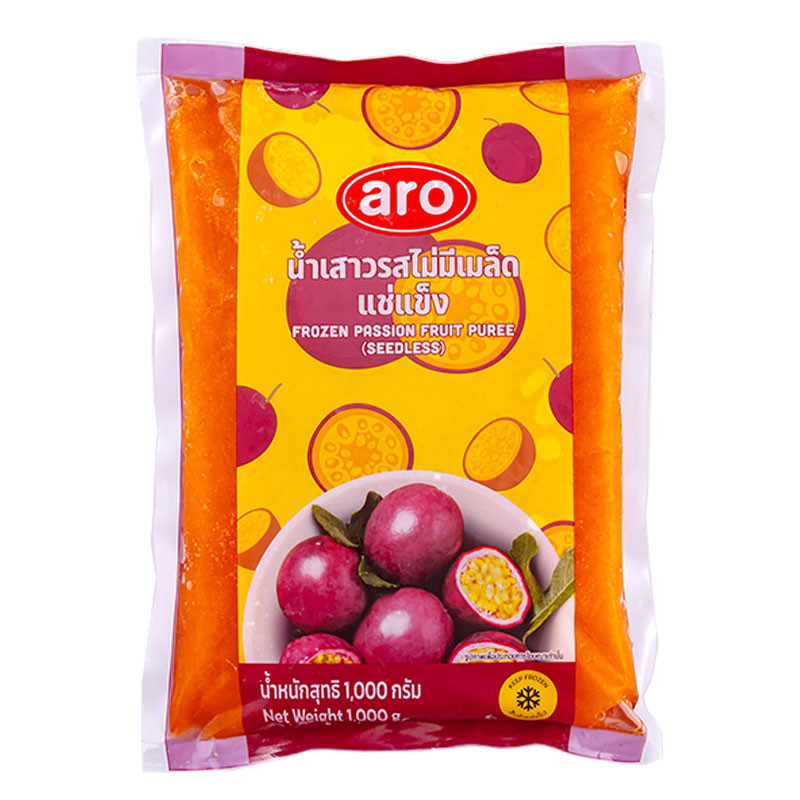 เอโร่ น้ำเสาวรสไม่มีเมล็ด 1 ล. ( ARO Frozen Passion Fruit Juice ...
