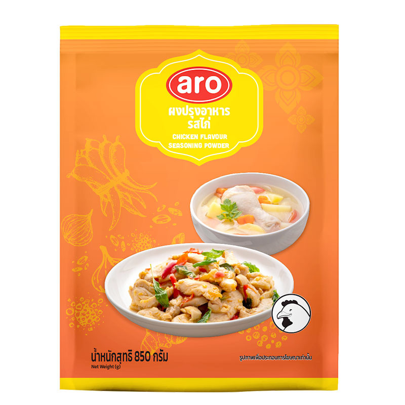 เอโร่ ผงปรุงอาหาร รสไก่ 850 ก. ARO CHICKEN FLAVOURED SEASONING POWDER ...