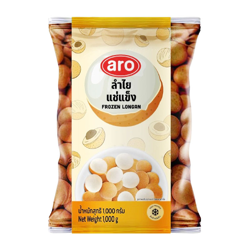 เอโร่ ลำไยแช่แข็ง 1 กก. ARO Frozen Longan 1 kg | Shopee Thailand