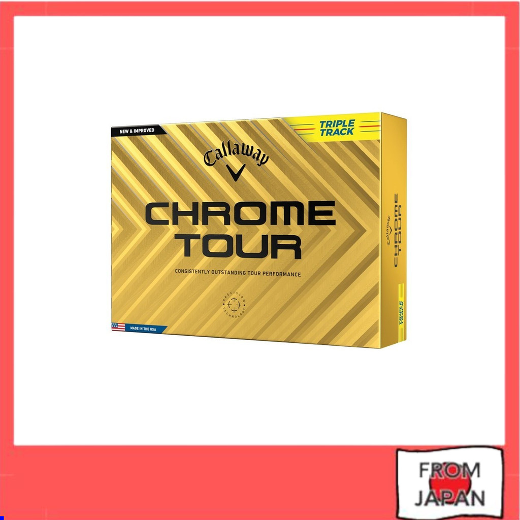 【Direct From Japan】 Callaway Golf Ball CHROME TOUR YLW 24 TRIPLE TRACK ...