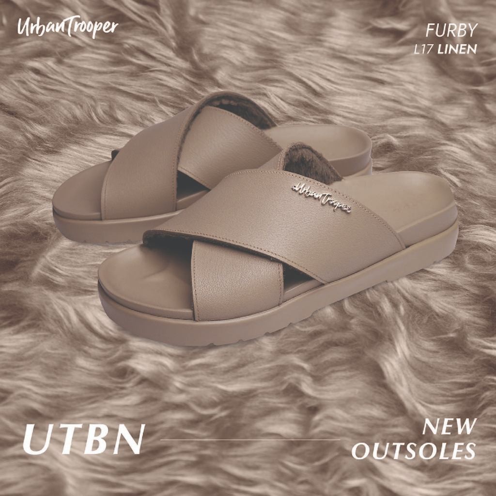 รองเท้า Urban Trooper Everyday รุ่น UTBN FURBY สายซับขนนุ่ม สีดำ และสี ...