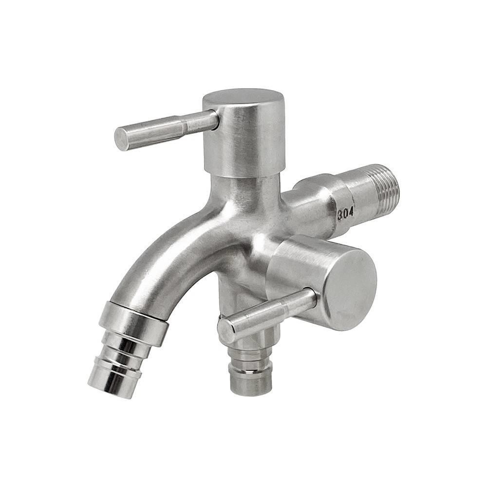 HomePro ก๊อกสนาม 2 ทาง (ข้าง) SS 304 1/2 นิ้ว แบรนด์ DEXZON | Shopee Thailand