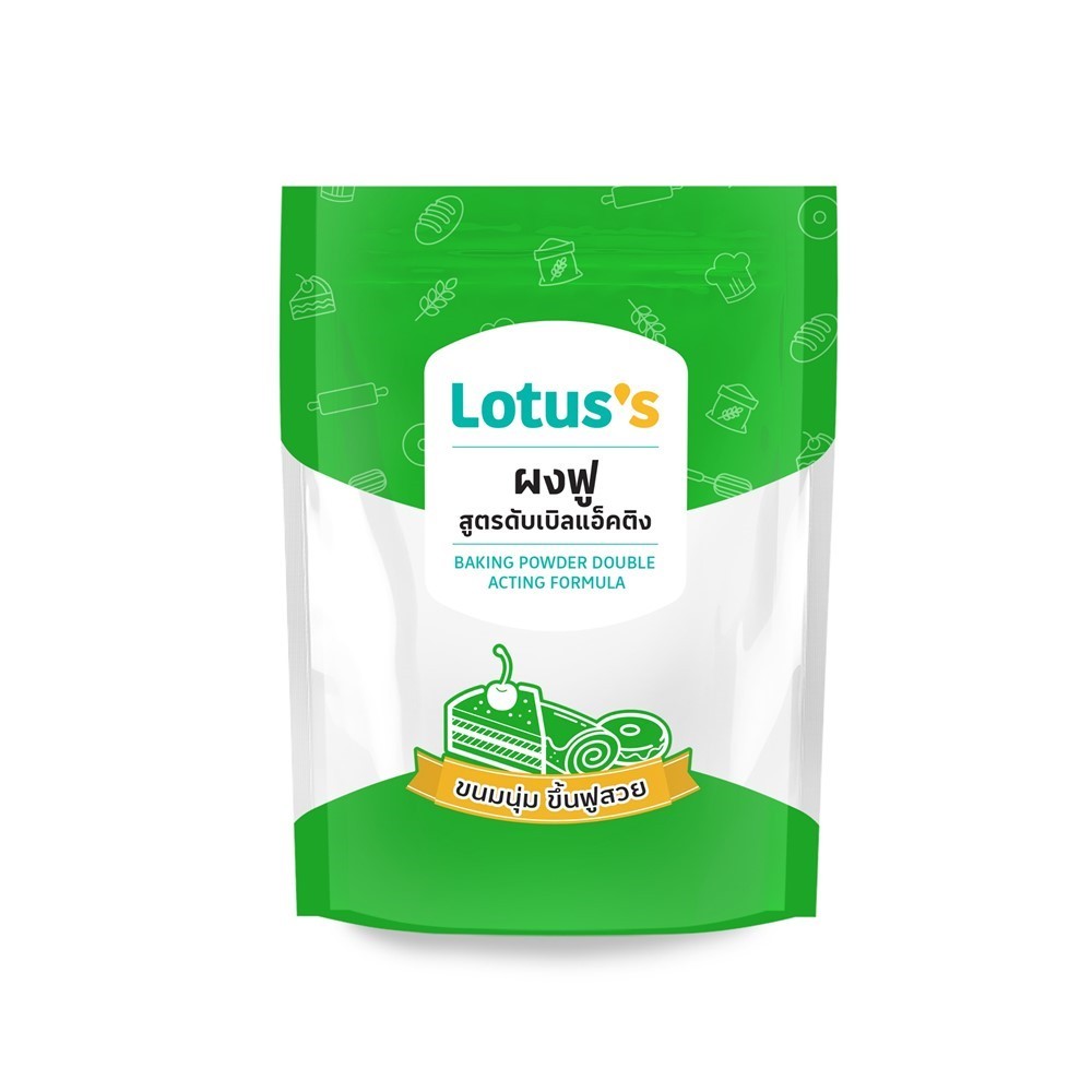 💌 โลตัสผงฟู 100กรัม 🔮 LOTUSS BAKING POWDER 100G. 🧸 ส่วนผสมเบเกอรี่และ ...