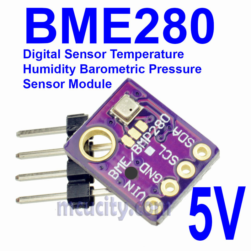 3 in 1 GY-BME280 (5V) อุณหภูมิ+ความชื่้น+ความดันบรรยากาศ (Temperature ...
