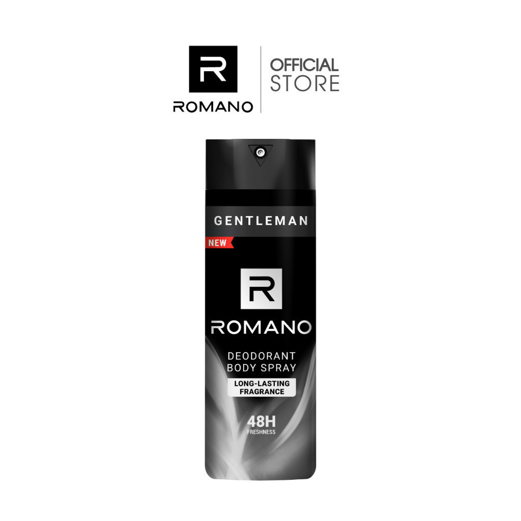 ROMANO BODY SPRAY GENTLEMAN 150ML โรมาโน่ บอดี้สเปรย์ เจนเทิลแมน 150 ...