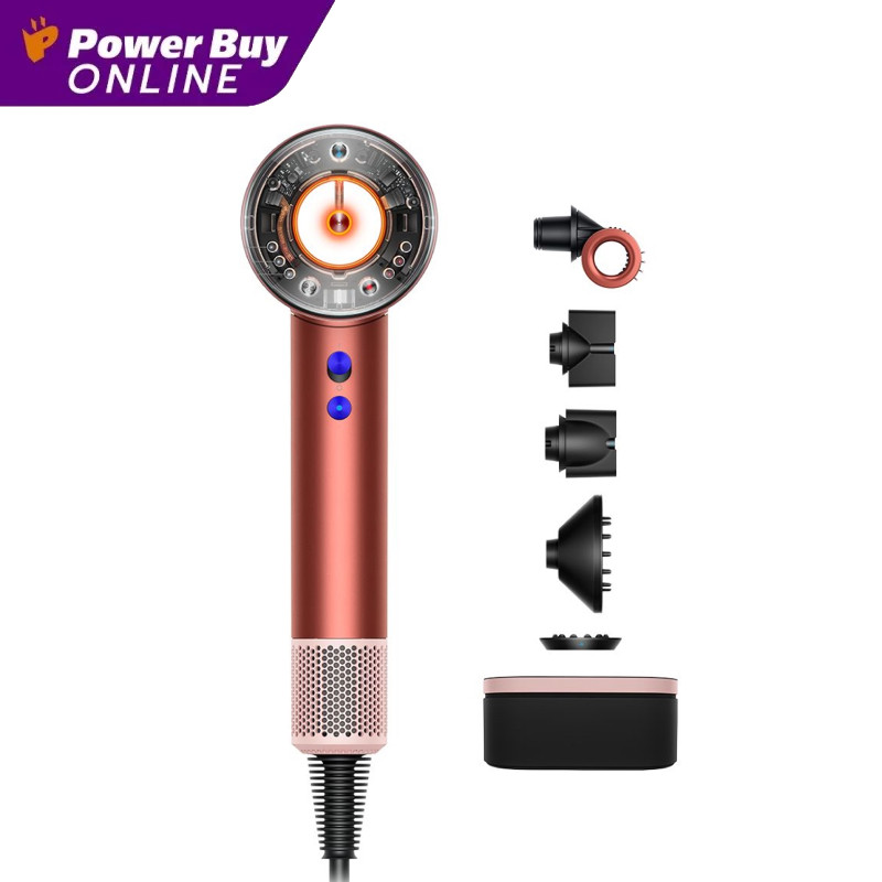 DYSON Supersonic ไดร์เป่าผม (1600 วัตต์, สีบรอนซ์/ชมพู) รุ่น GIF HD16 ...