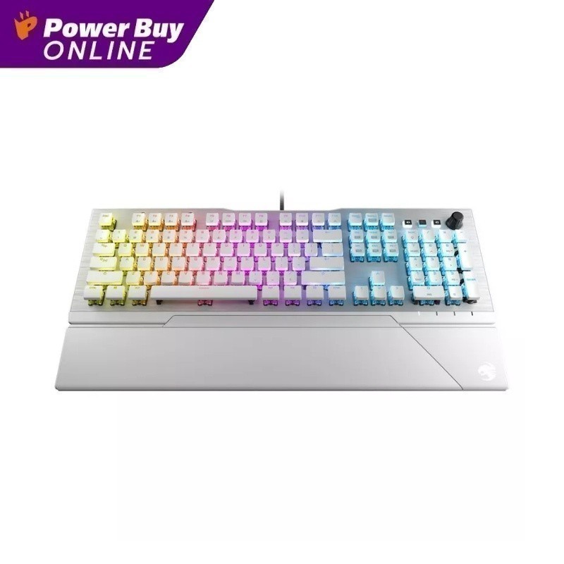ROCCAT Vulcan 122 AIMO คีย์บอร์ดเกมมิ่ง (สี White/Grey) รุ่น ROC12941BN ...