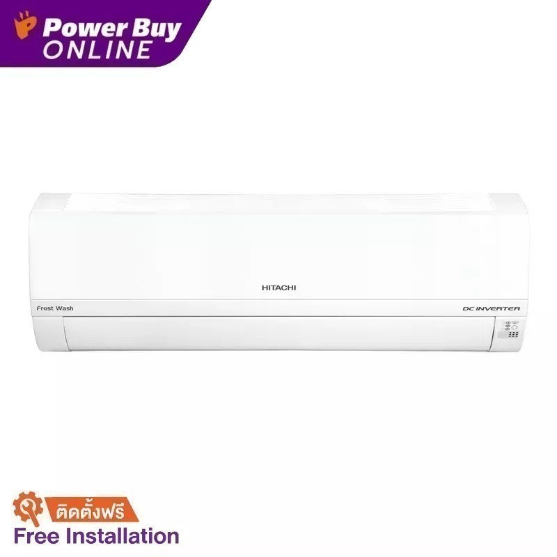 [รวมติดตั้ง] HITACHI แอร์ติดผนัง (9300 BTU, Inverter) รุ่น RAS-KH10CNT | Shopee Thailand