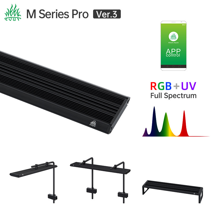 [Bluetooth 3.0] Week Aqua M Series M300 D Pro โคมไฟ RGB แบบรวมแสง ตั้ง ...