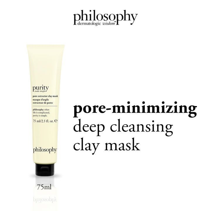 Philosophy Purity Made Simple Pore Exfoliating Extractor Clay Mask 75ml ...