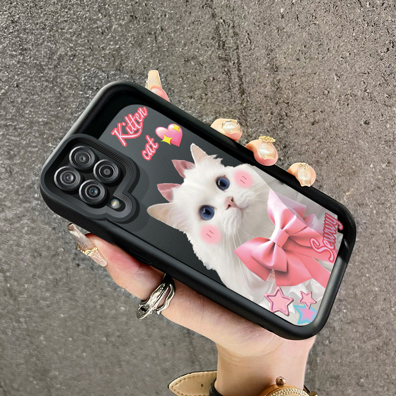 เคสสำหรับ Samsung Galaxy A12 4G A12 5G F12 M12 เคสมือถือลายแมวน่ารัก ...