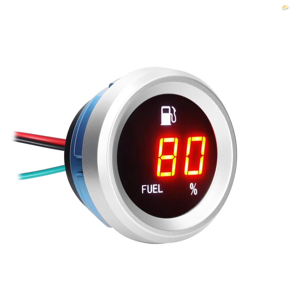 Level Gauge Digital Fuel Level Gauge with Flashing Alarm Car Fuel Level ...