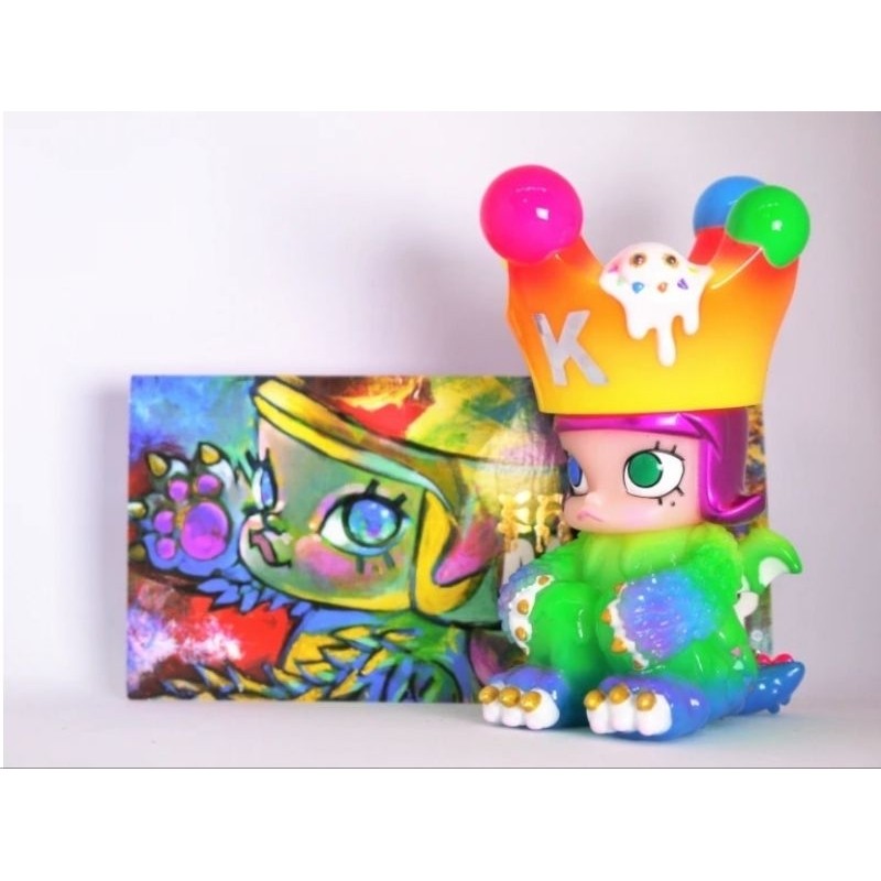 ⭐พร้อมส่ง⭐ POPMART - Molly - Mini Ice Erosion Molly - Rainbow (Art Toy ...