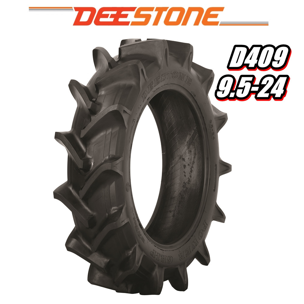 ยางรถอุตสาหกรรมและการเกษตร รถไถ ขนาด 9.5-24 รุ่น D409 ชนิด TT ยี่ห้อ Deestone | Shopee Thailand