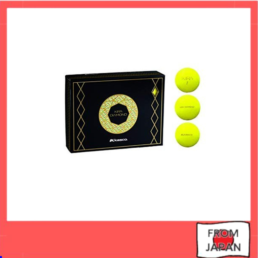 【Direct From Japan】 KASCO Golf Ball Kira Diamond Yellow Dozen KIRA DIAMOND | Shopee Thailand