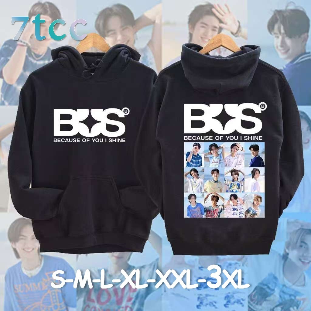 เสื้อฮู้ดแขนยาว Fall Size M-3xl Bus Because of You and Me เสื้อฮู้ดแขน ...