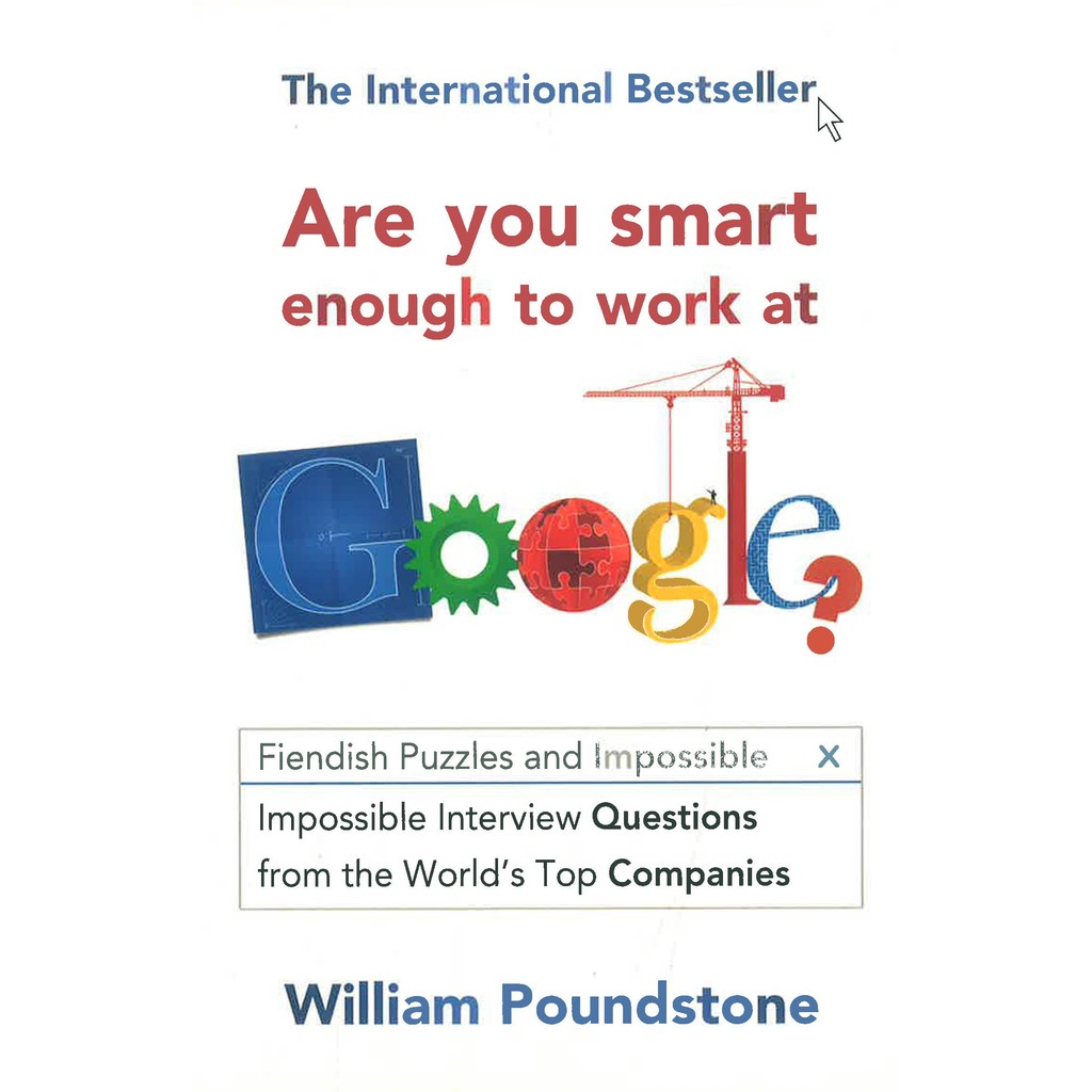 BBW หนังสือ ARE YOU SMART ENOUGH TO WORK AT GOOGLE? | Shopee Thailand