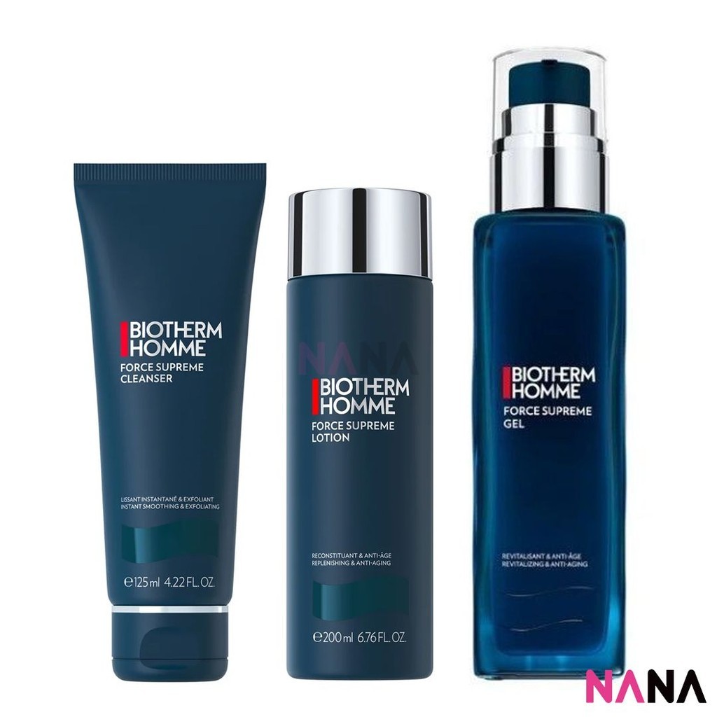 BIOTHERM Force Supreme Power of 3 Set (125ml + 200ml + 100ml) | Shopee ...