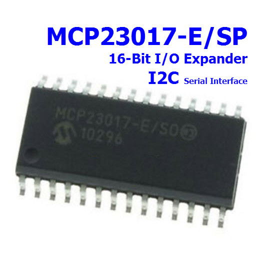 MCP23017 16-Bit IO Expander I2C Serial Interface SOP28 | Shopee Thailand