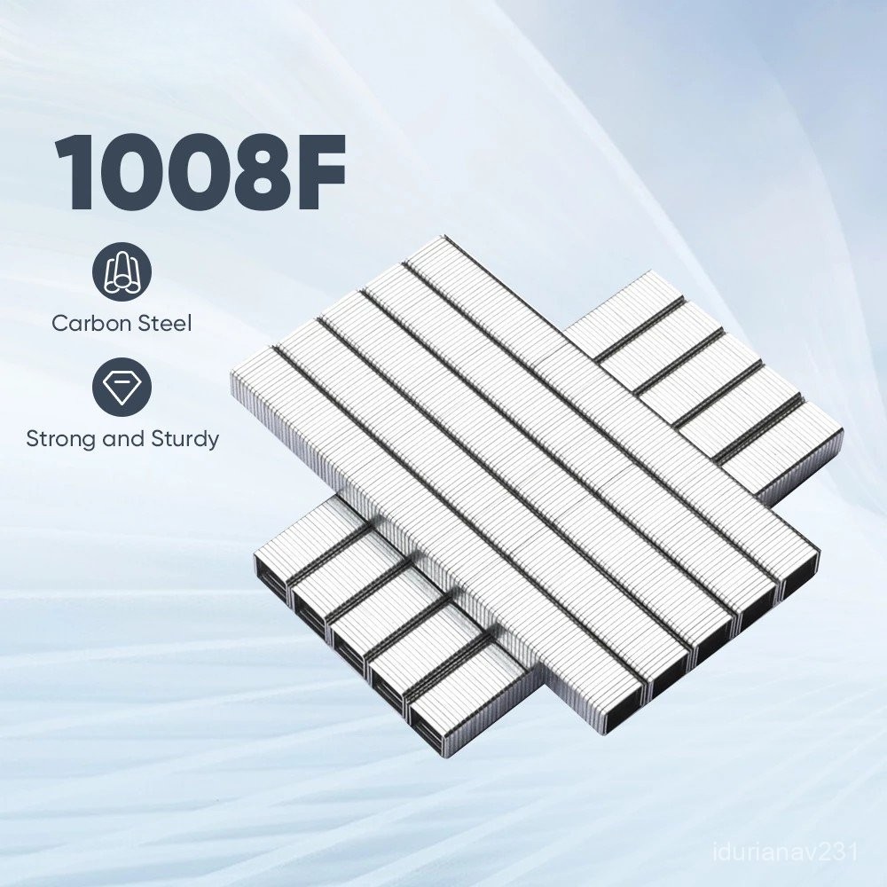 😊 เครื่องยิงลวดแม็กรูปตัวD 1008F อเนกประสงค์ สำหรับปิดกล่องพัสดุ/ยึดไม้ ...