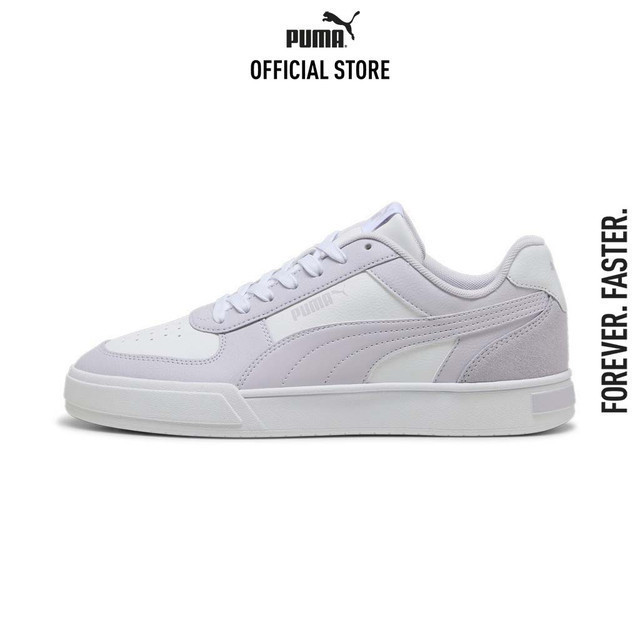 PUMA BASICS - รองเท้าผ้าใบ Caven Mix สีขาว - 39939809 | Shopee Thailand