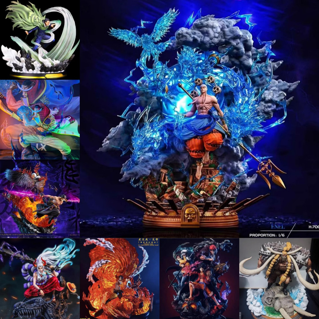 Ready Stock One Piece Figure Newgate Zoro Enru Jack Ace Figure Doll ...