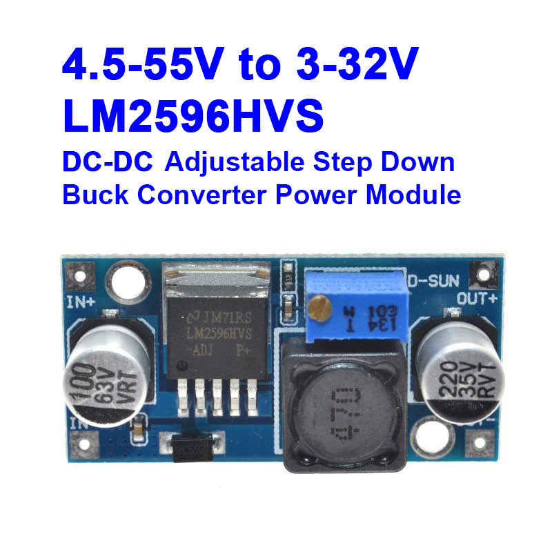 53V LM2596HVS DC-DC step-down power module BUCK 3A adjustable step-down module | Shopee Thailand