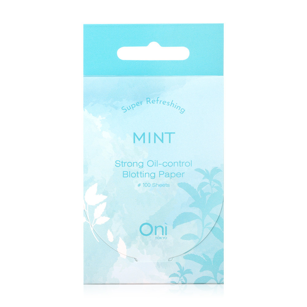 Oni Oil Control Blotting Paper 100 Sheets-Mint | Shopee Thailand