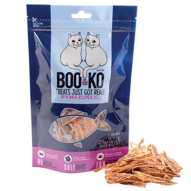 BOO AND KO บูแอนด์โคเนื้อไก่อบแห้งแบบชิ้น 60กรัม [8857125938129 ...