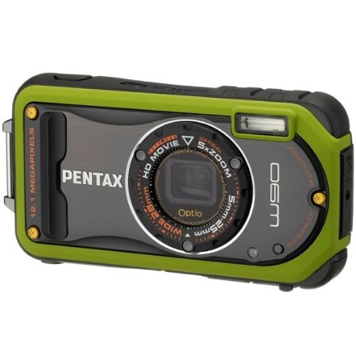 【Used】 Pentax Waterproof Digital Camera Optio W90 Pistachio Green ...