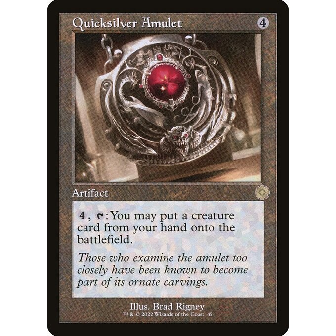 [The Brothers' War Retro Artifacts] - [BRR] - (R) -[Quicksilver Amulet ...