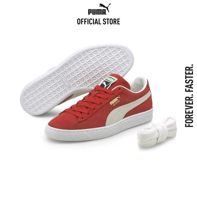 PUMA SPORT CLASSICS - รองเท้ากีฬา Suede Classic XXI Trainers สีแดง ...