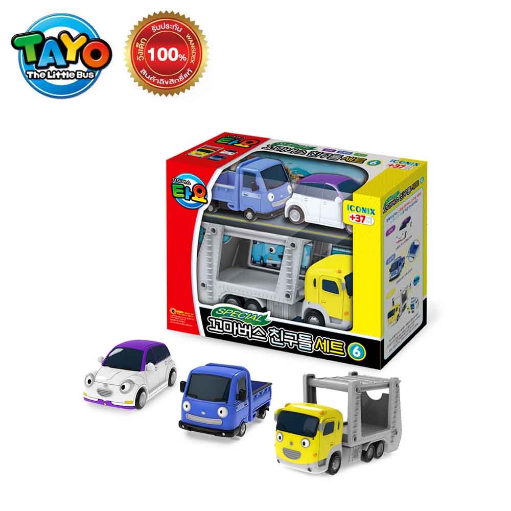 Tayo Little Bus' Friends 6 Mini Tayo ทาโย ลิตเติ้ล บัสแอนด์เฟรนด์ส ชุด ...